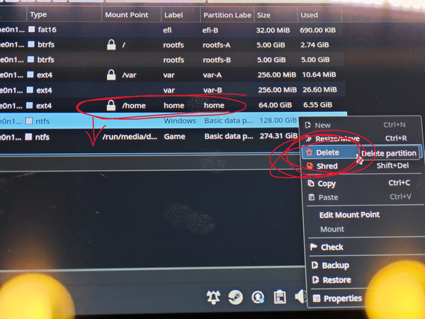 教學：Steam Deck 雙系統 改回單 SteamOS 系統